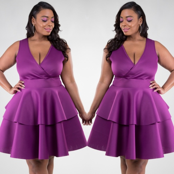 Dresses | 2x Front Overlap Sleeveless Two Layer Mini Dress | Poshmark